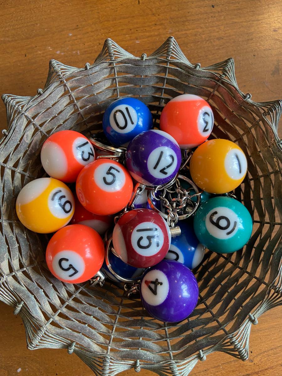 Pool Ball Keychain ~ Multi Style – FENG SWAY